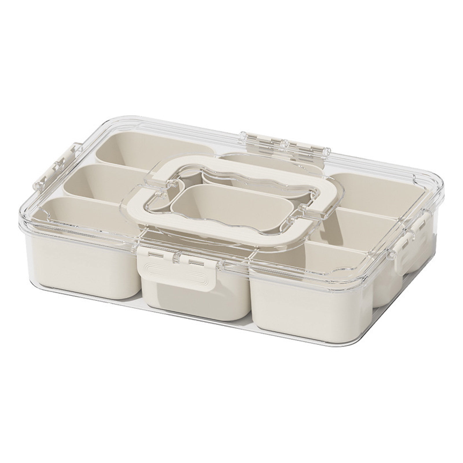 QDJZ Snack Box Container with Multiple Compartments BPA Free ...