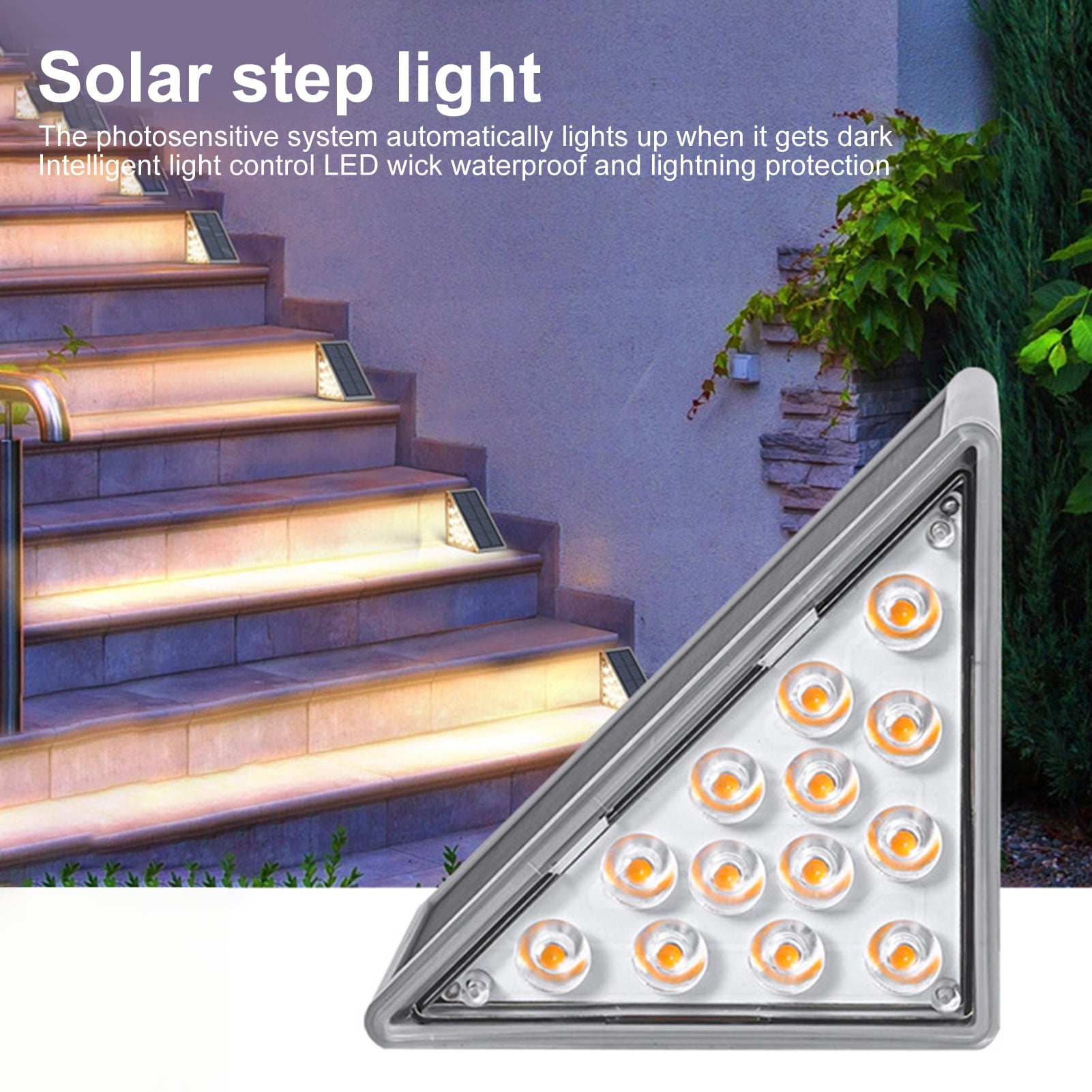 QDJZ Solar Light High Brightness No Wiring Required Outdoor LightLED ...