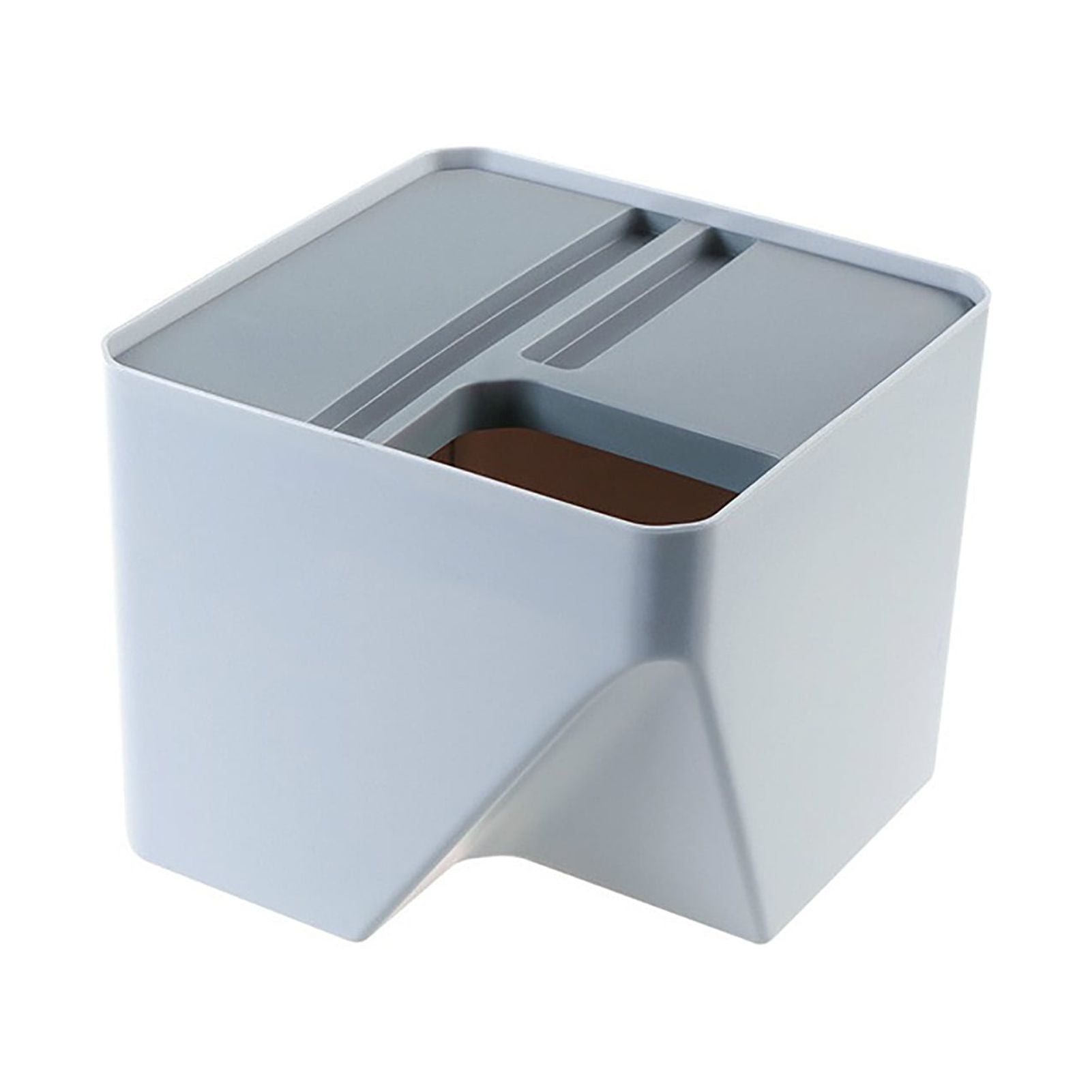 QDJZ Stackable Desktop Recycling Sorting Trash Can Household Dry Wet ...