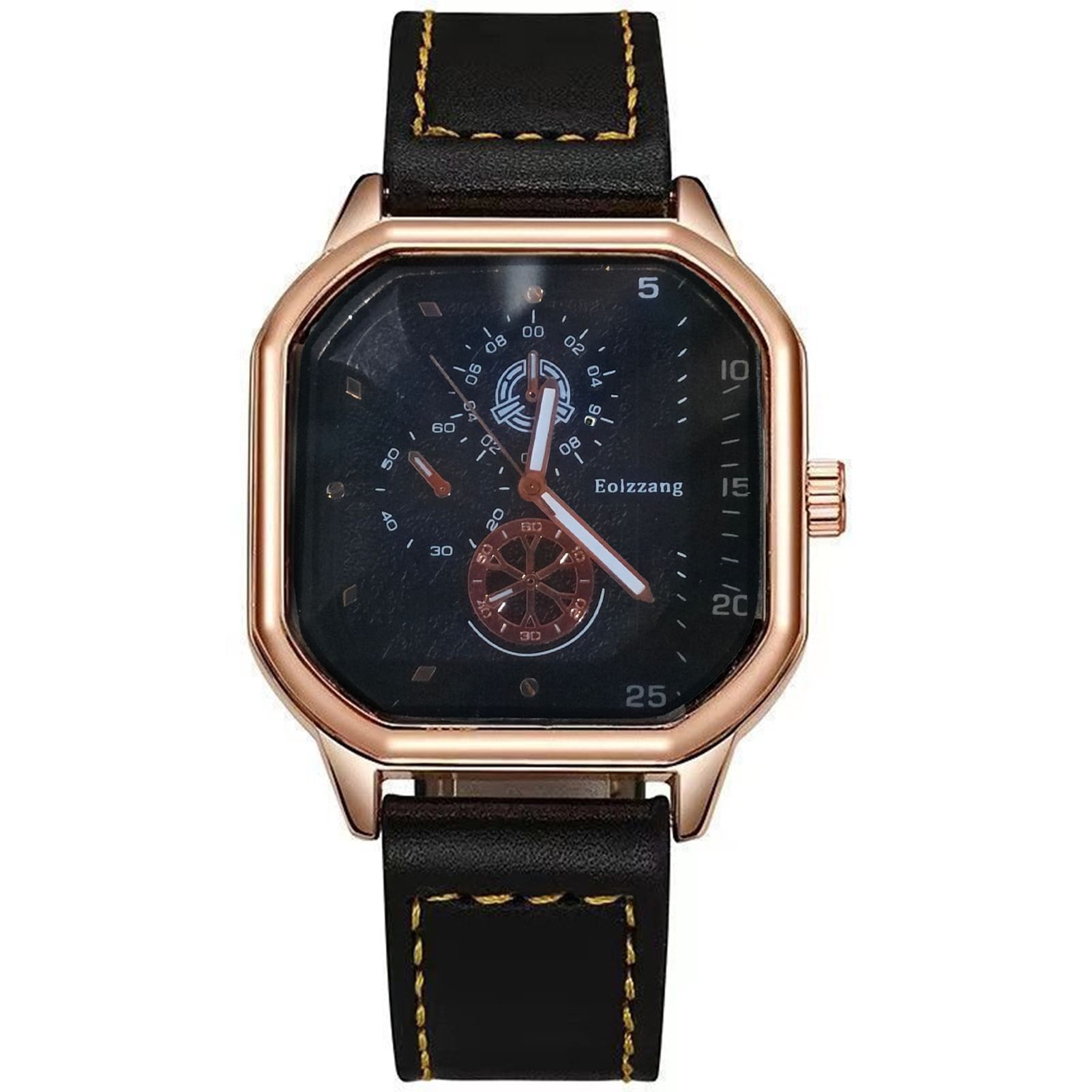 QDJZ Stylish Waterproof Watch with Mechanical Movement Easy to Read ...