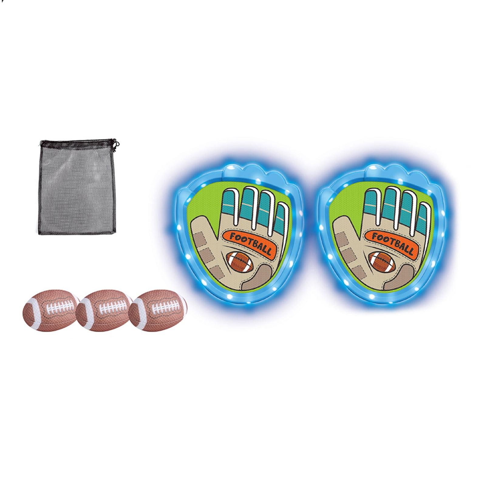 QDJZ Toss And Catch Ball Game Set Toddler Baseball Glove Sticky Mitt ...