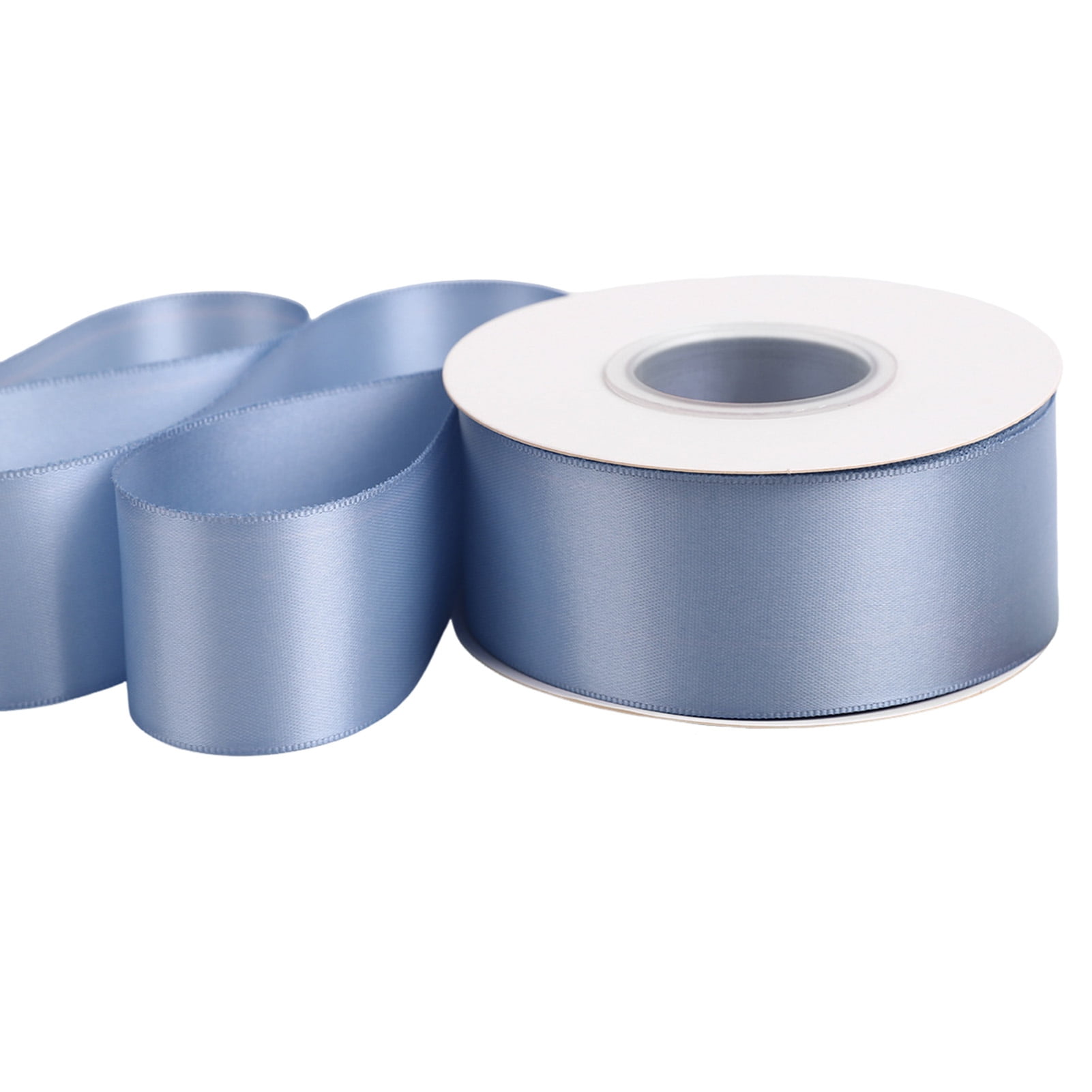 QDXFX 40mm Width Satin Ribbon 25 Yards Double Sided Ribbon Solid Color ...