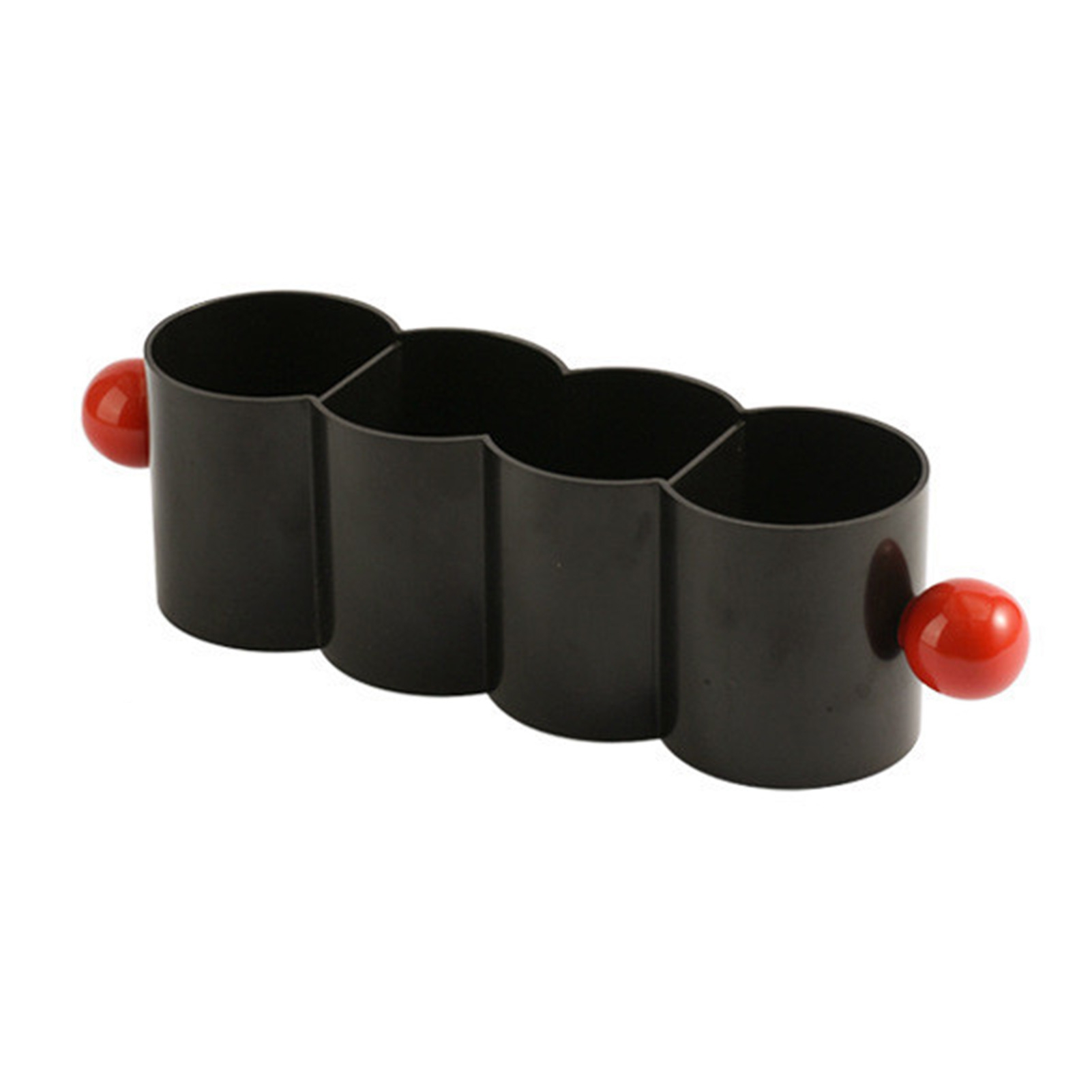 QDXFX Desktop Storage Box Tubes Organizer Large Capacity 4 Compartments ...