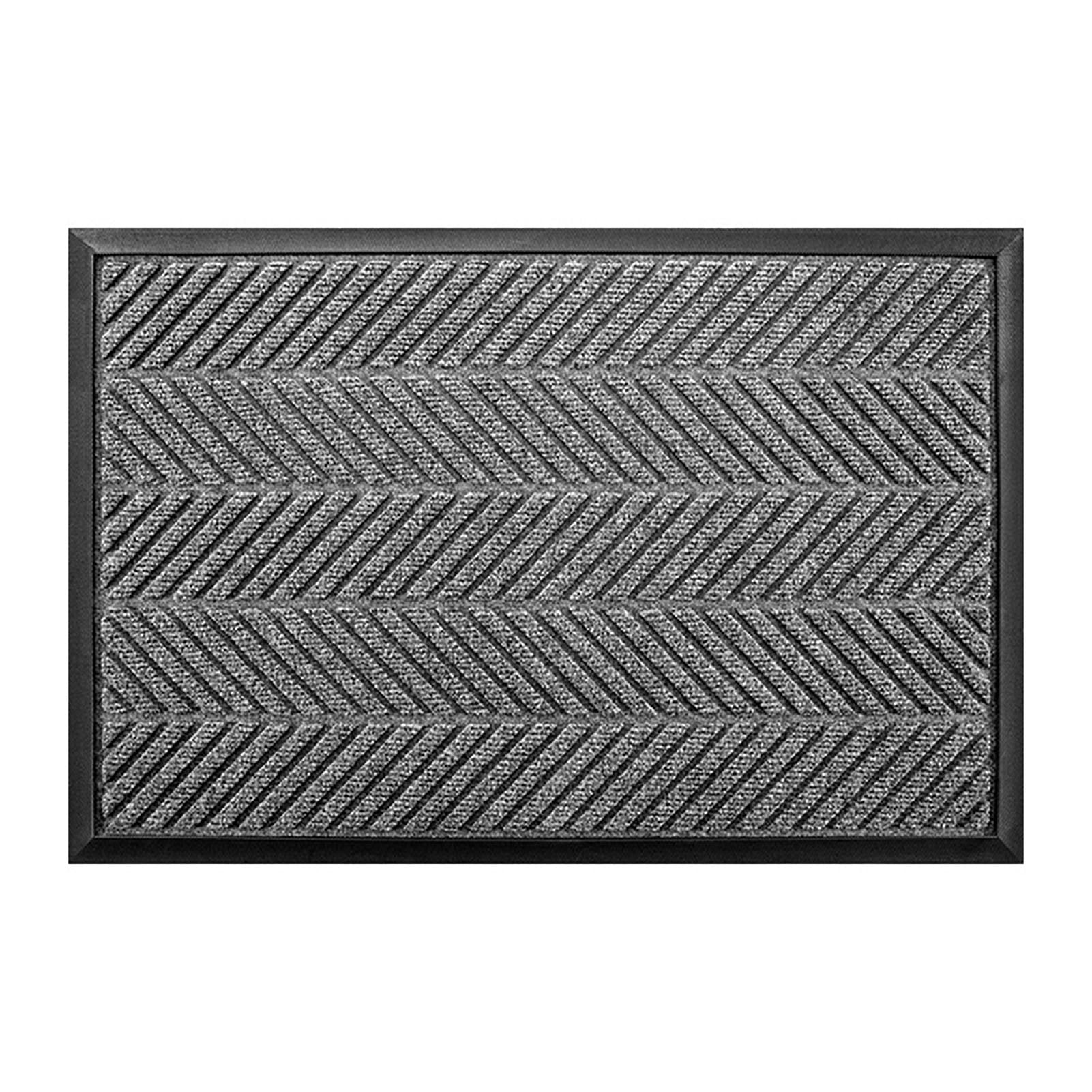 QDXFX Entry Door Floor Mat Dirt Moisture Absorber Non-Slip Backing ...