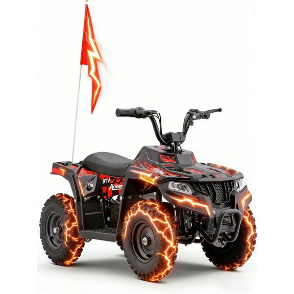 Droyd Fury Electric Youth ATV, 36V 500W Brushless Motor, Dual ...