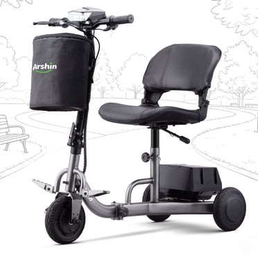 Pride Mobility i-Go Foldable Travel Adult Transport Scooter - Black ...