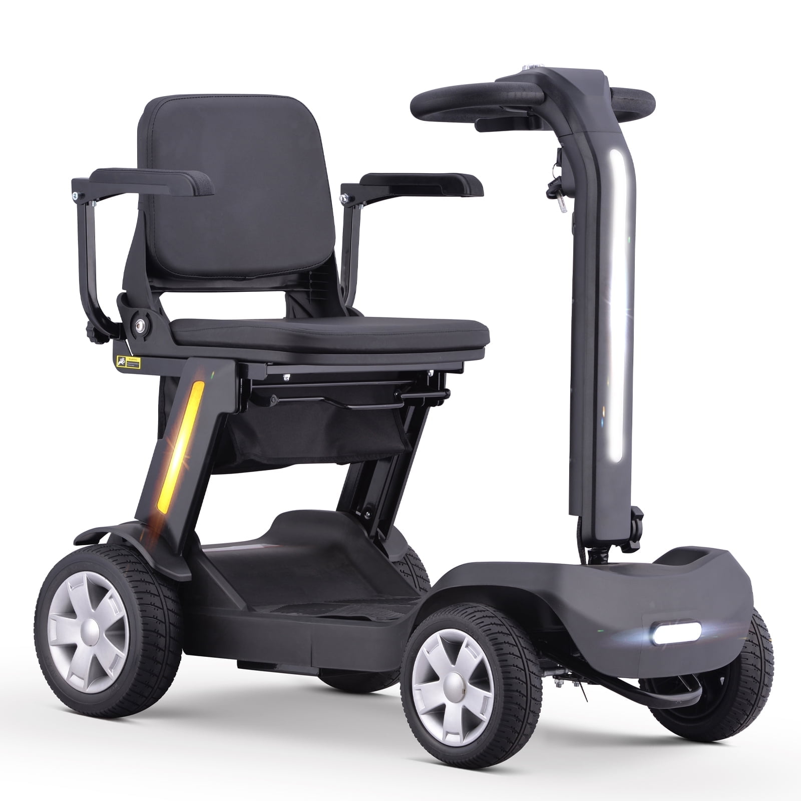 QEASET Foldable Mobility Scooter for Adults & Senior, 4 Wheels Powered ...