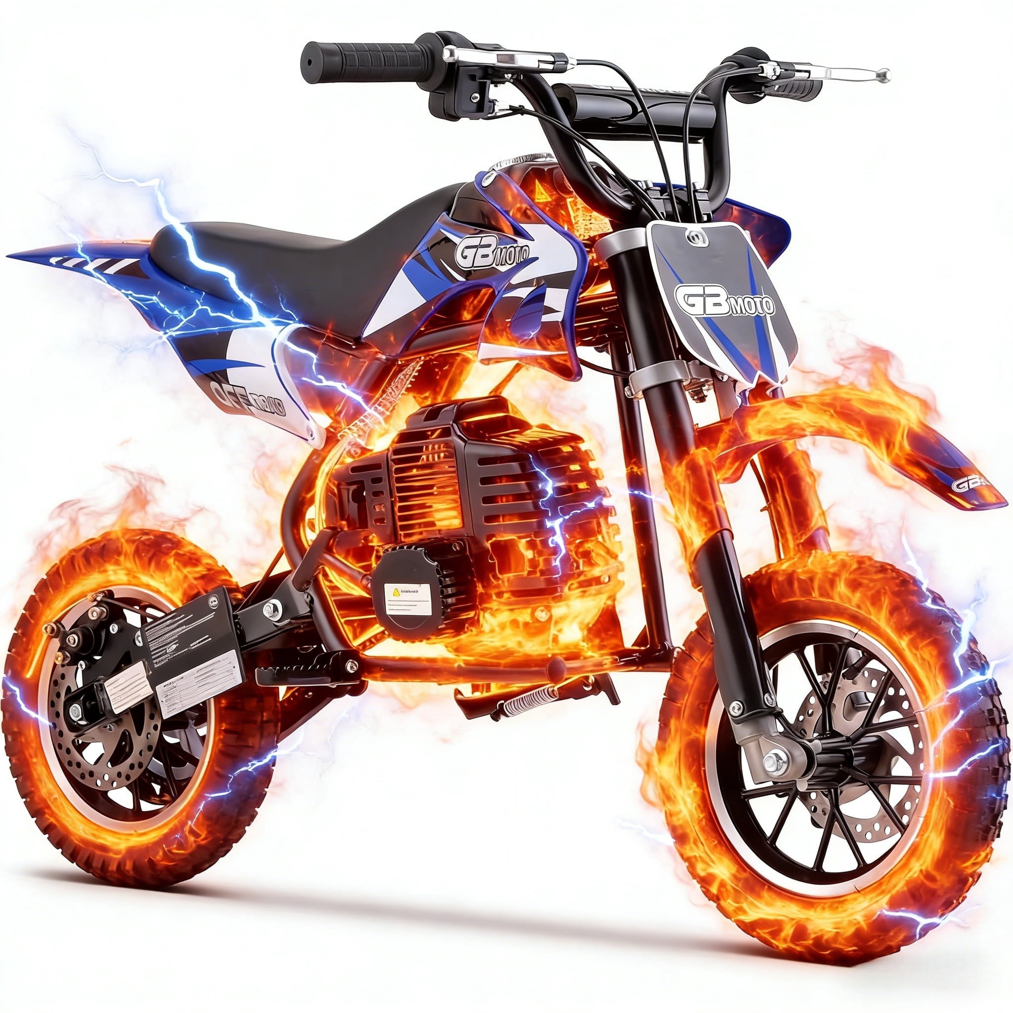 Arshin 50cc 4-Stroke Gas Dirt Bike - 20 MPH Max Speed,Disc Brakes ...