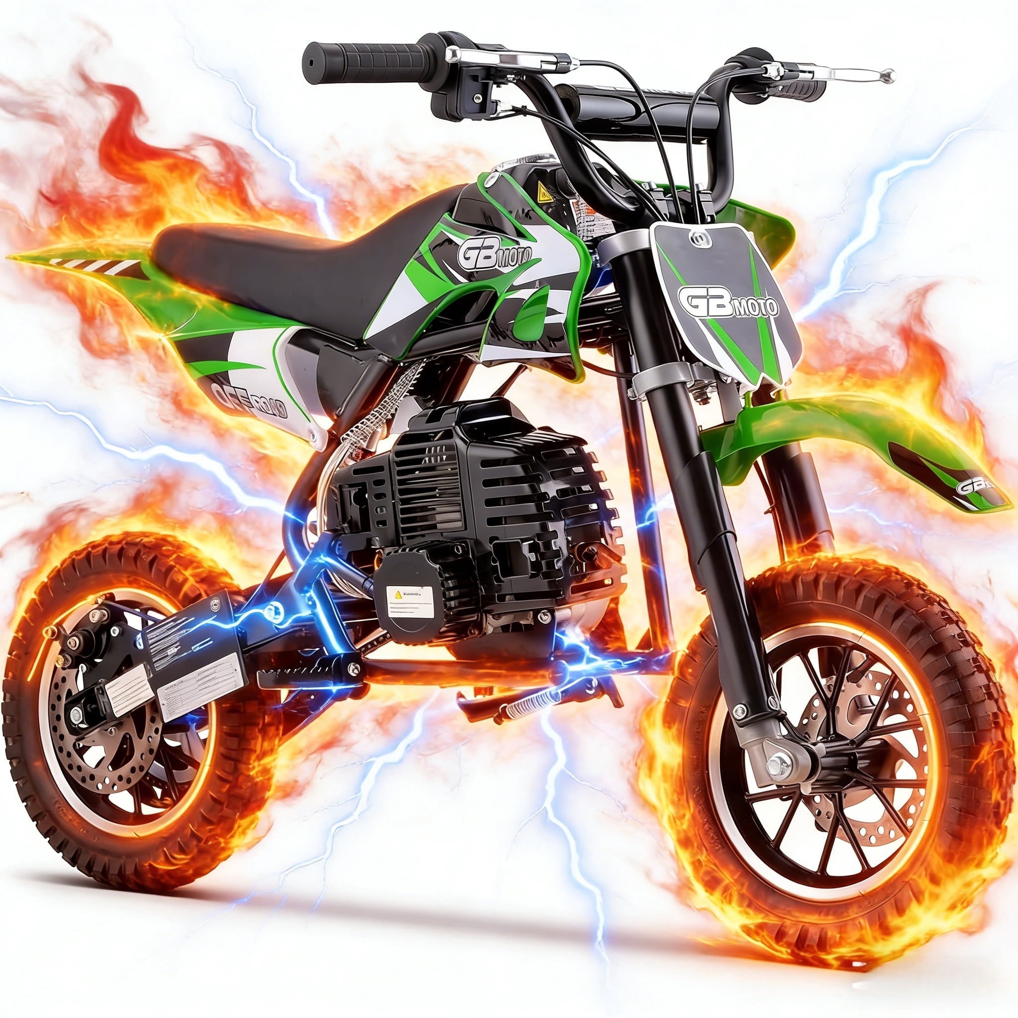 Arshin 50cc 4-Stroke Gas Dirt Bike - 20 MPH Max Speed,Disc Brakes ...