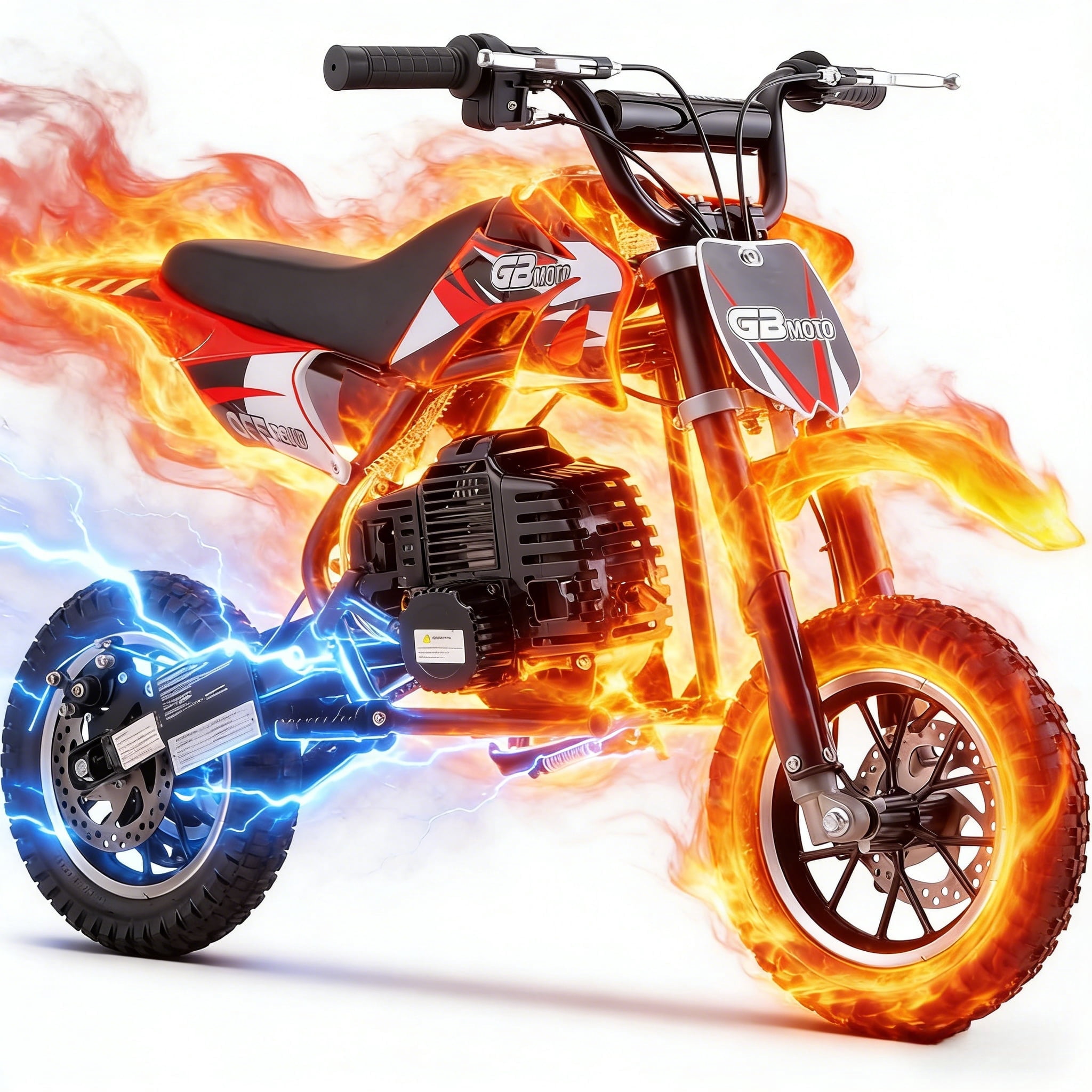 Arshin 50cc 4-Stroke Gas Dirt Bike - 20 MPH Max Speed,Disc Brakes ...