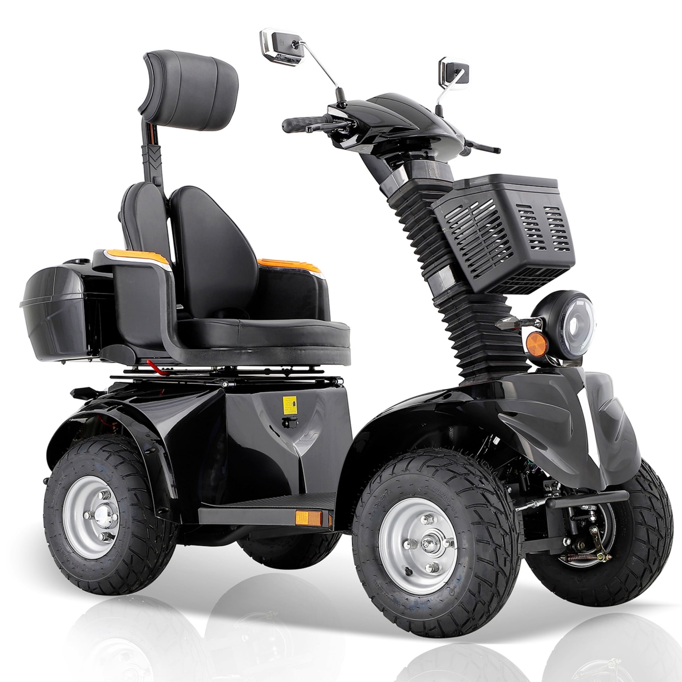 QEEKA Mobility Scooter,Heavy Duty 4 Wheel Mobility Scooters,1000W All Terrain for Seniors ...
