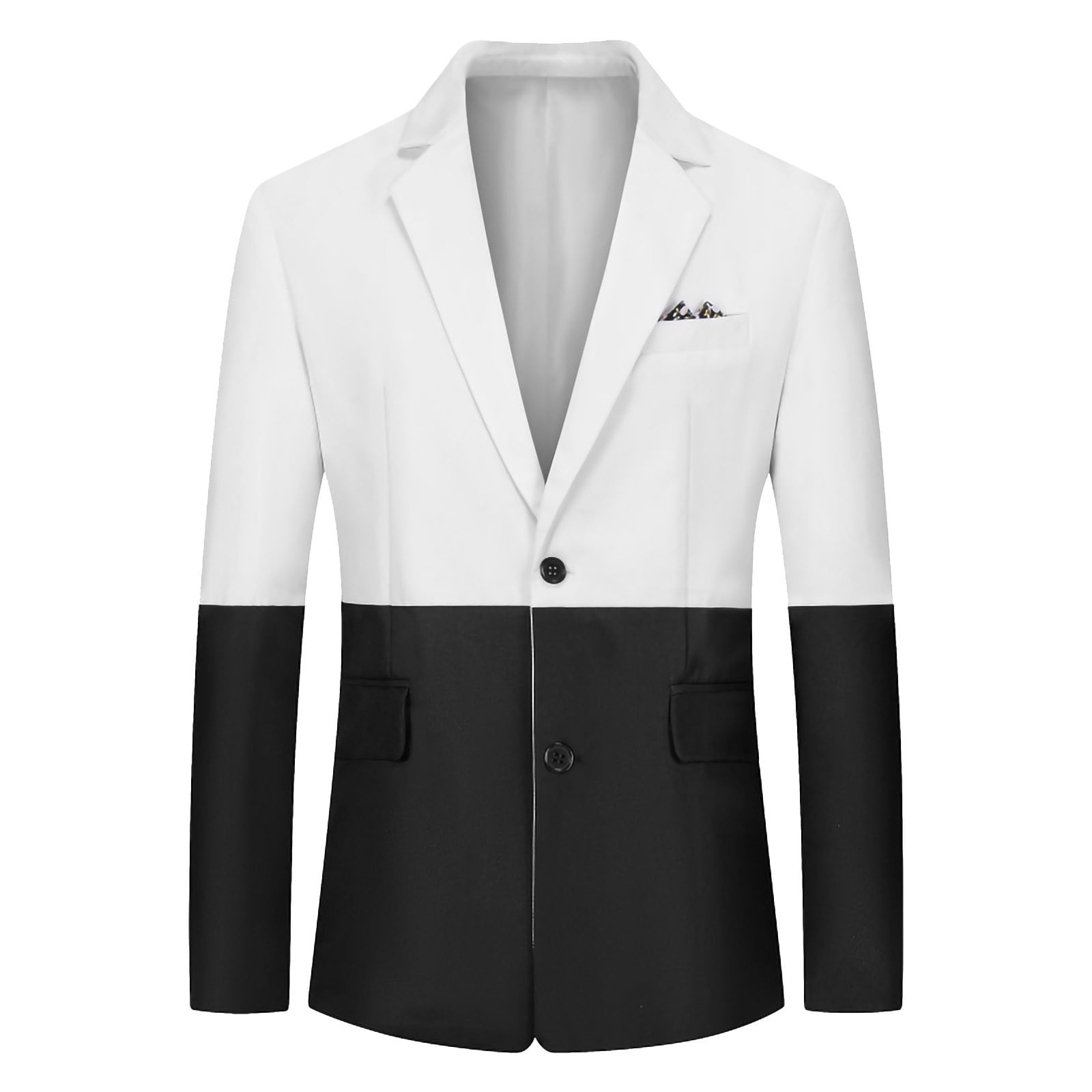 QENGING Men's Suit Jacket Suits & Suit Separates Solid Color Dress ...
