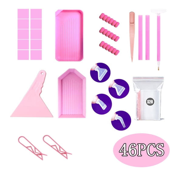 QEQEKAKA Diamond Art Tools Set – Diamond Pens, Tray, Wax, Tweezers ...