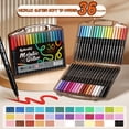 QEQEKAKA Metallic Glitter Markers, Colors Dreamy Sparkle Shiny Soft Tip ...