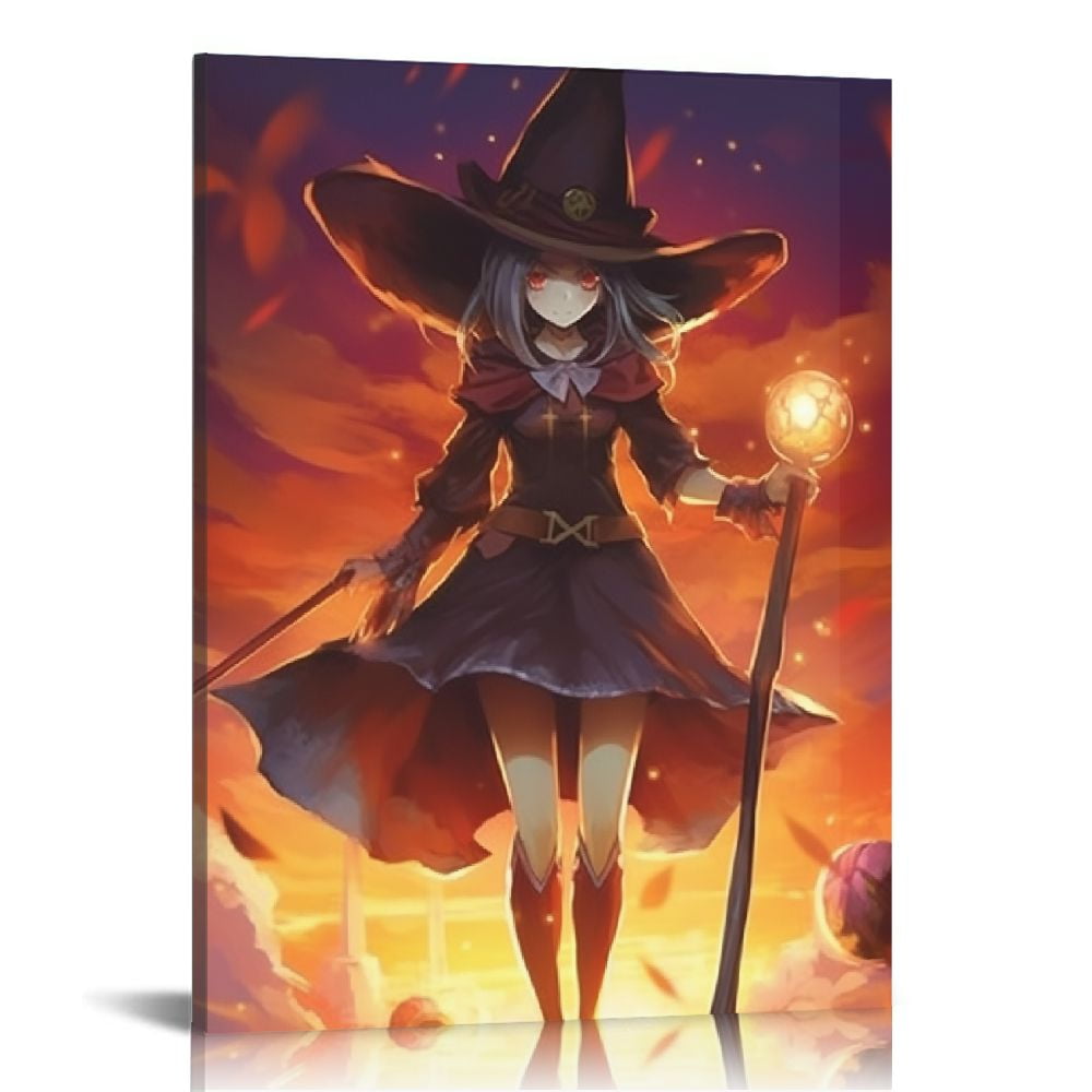 QFMY Konosuba Anime Posters Megumin Magician Kawaii Poster for Teen ...