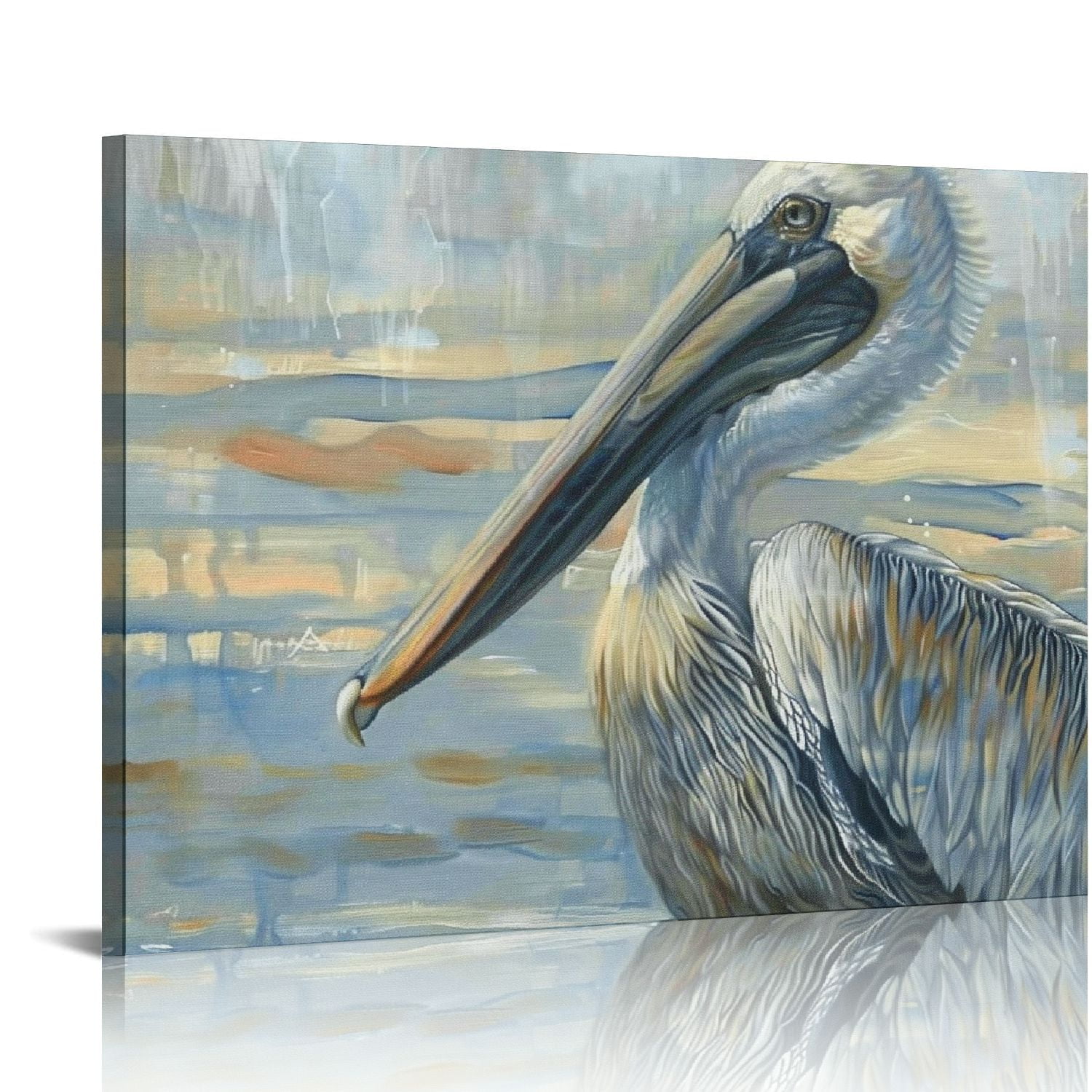 QFMY Pelican Theme Modern Canvas Prints for Living Room Bedroom Home ...