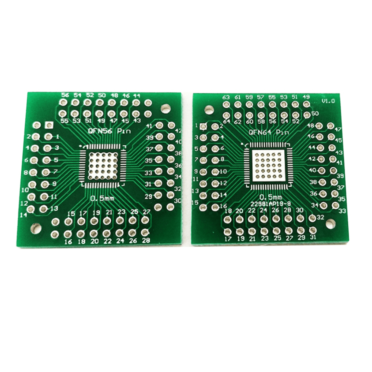 QFN56 QFN64 Adapter Board Converter Pin Board Immerse 0.5mm Transfer ...