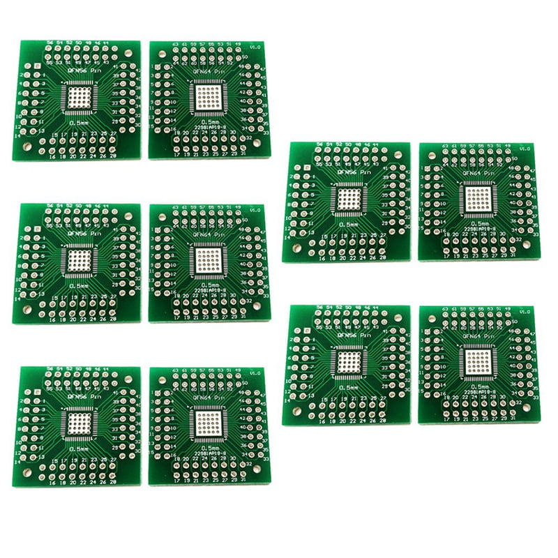 QFN56 QFN64 Adapter Board Converter Pin Board Immerse 0.5mm Transfer ...