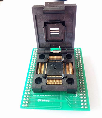 QFP100-14x14-0.5mm with PCB Adapter,ALLSOCKET QFP100 to DIP100 Testing ...