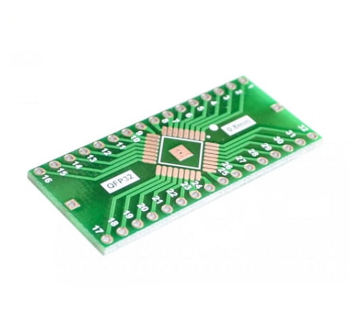QFP32 to DIP32 TQFP LQFP EQFP adapter board 0.8mm pin spacing decoupling filter - Walmart.com