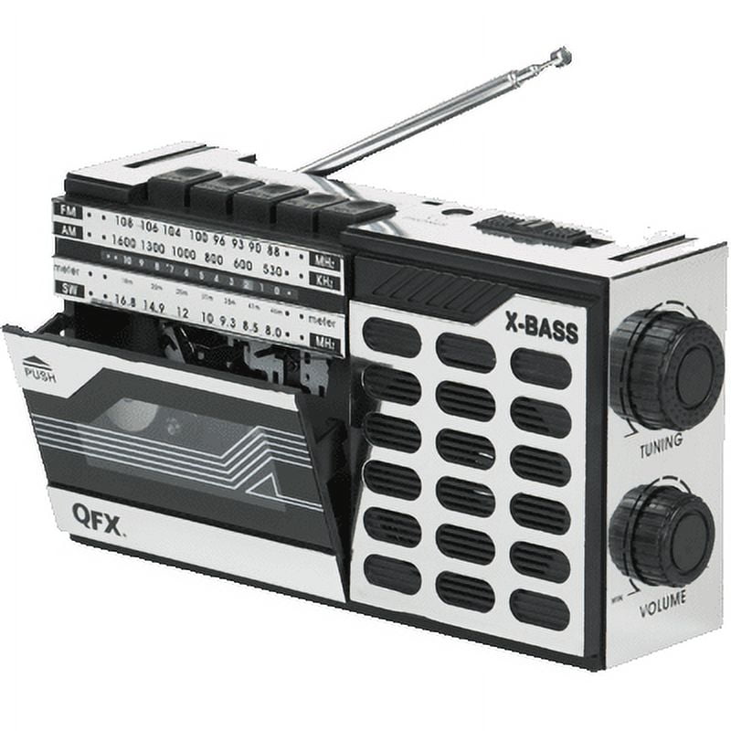QFX J-7 Portable Stereo/Cassette Player - Walmart.com