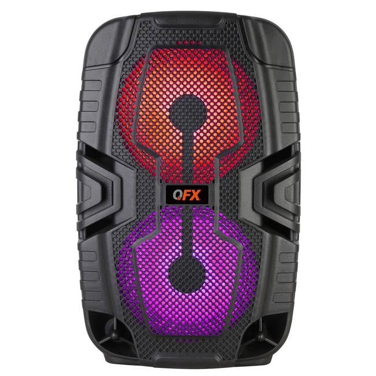 QFX PBX-264 2 x 6.5 in. Bluetooth Speaker, Black - Walmart.com