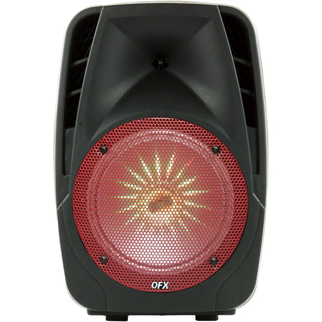 QFX PBX-810 8" Portable Karaoke Party Bluetooth Speaker (Bonus ...