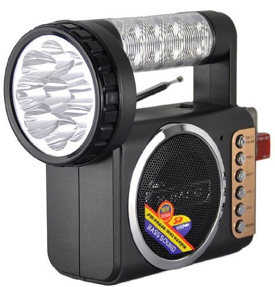 QFX Radio with USB and Flashlight - Walmart.com