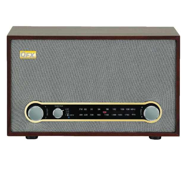 QFX Retro BT/AM/FM Radio - Walmart.com
