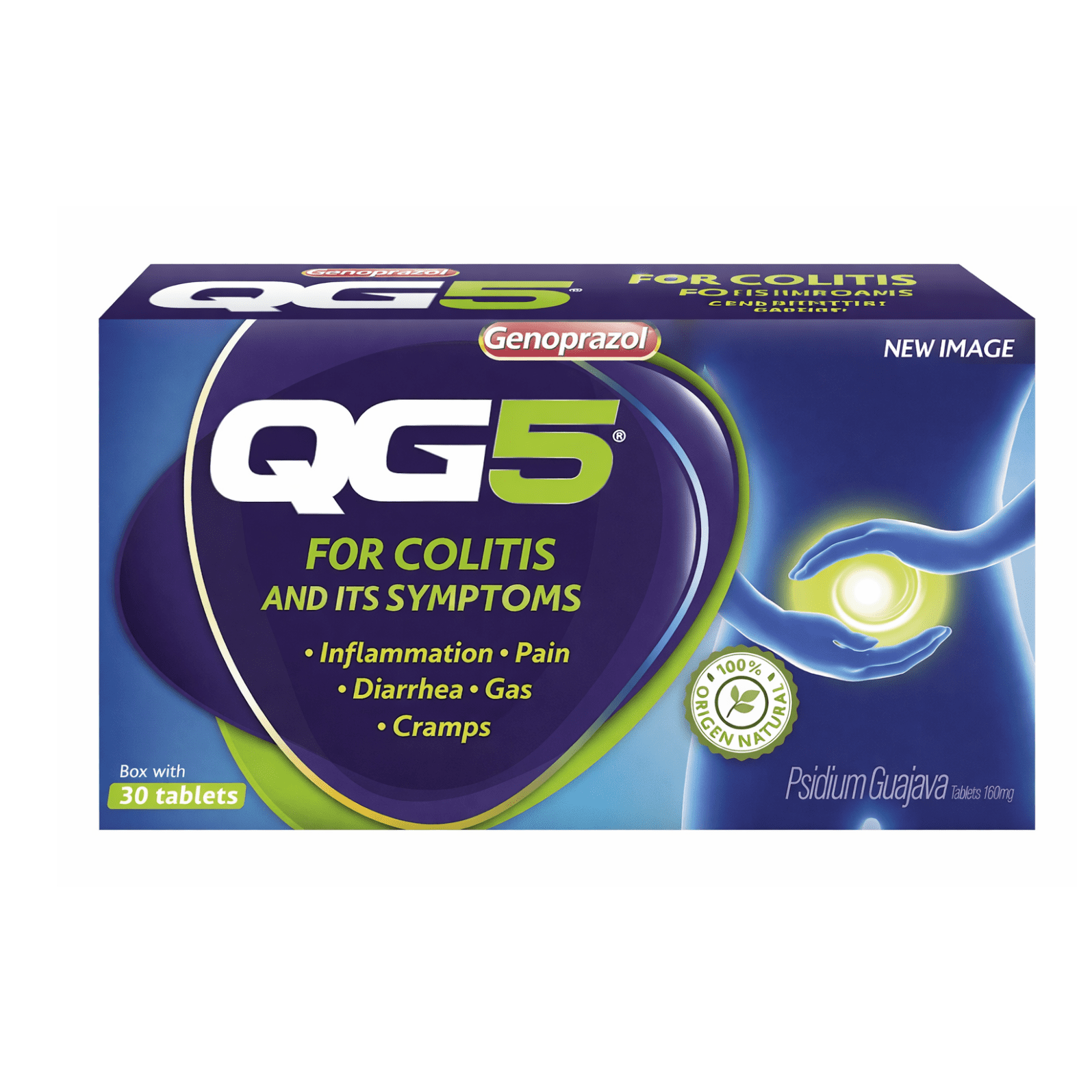 QG5 Digestive Support Tablets with Psidium Guajava Extract – Herbal ...