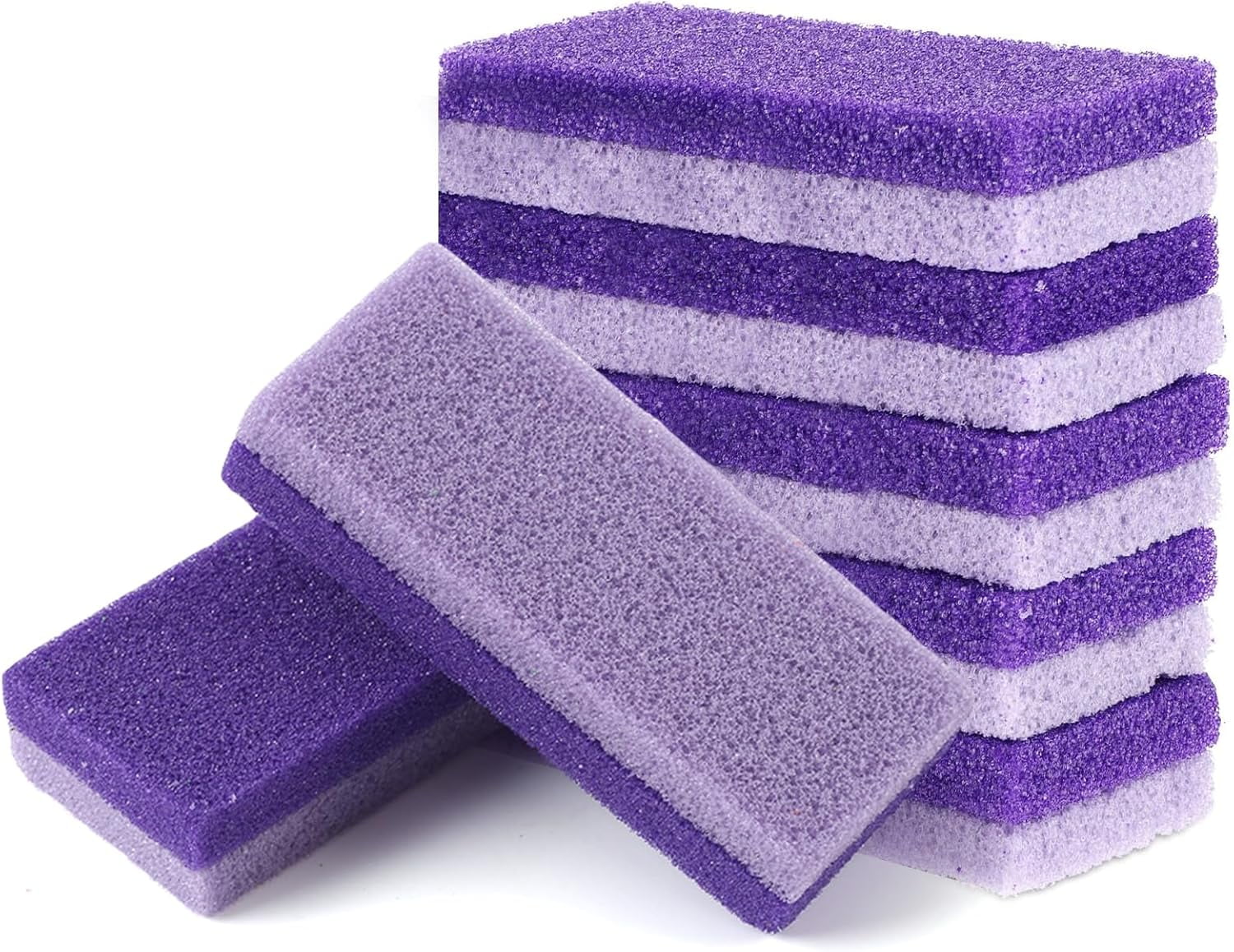 QGJZVUNL 12Pcs Pumice Stone Feet Hard Skin Remover Scrubber Pedicure ...