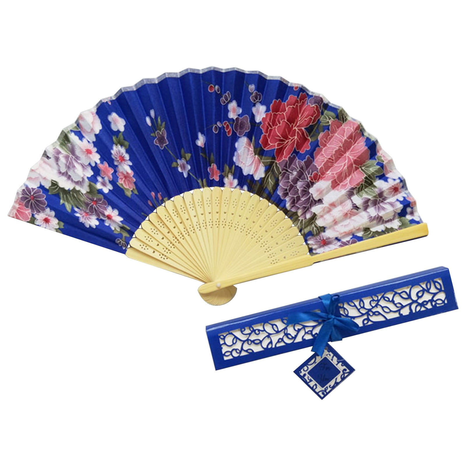 QGJZVUNL 1Pc Folding Hand Fan for Women Foldable Handheld Chinese Fans ...