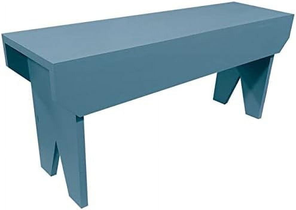 QGYEHLI Wooden Bench 3ft Long (Old Red) - Walmart.com