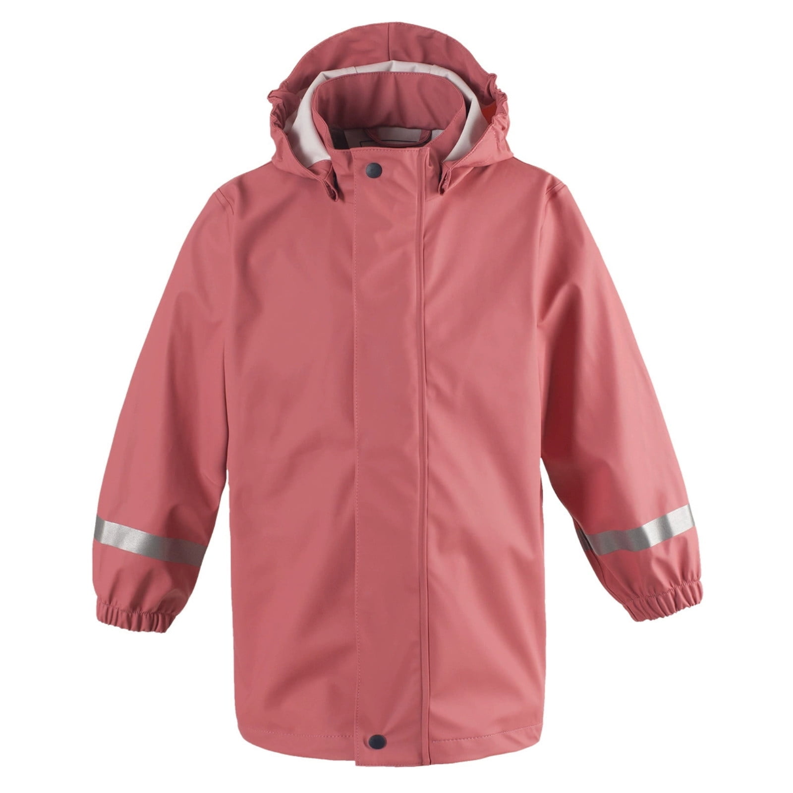 QHFBli Boys Long Hooded Safety Rain Jacket Waterproof Emergency ...