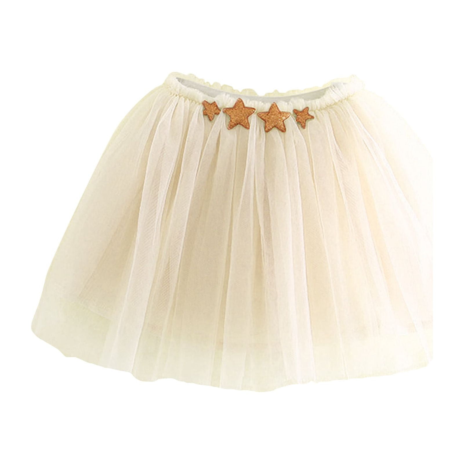 QHFBli Girls Tutu Skirts Layered Tulle Princess Dresses Sparkle Tutu 1 ...