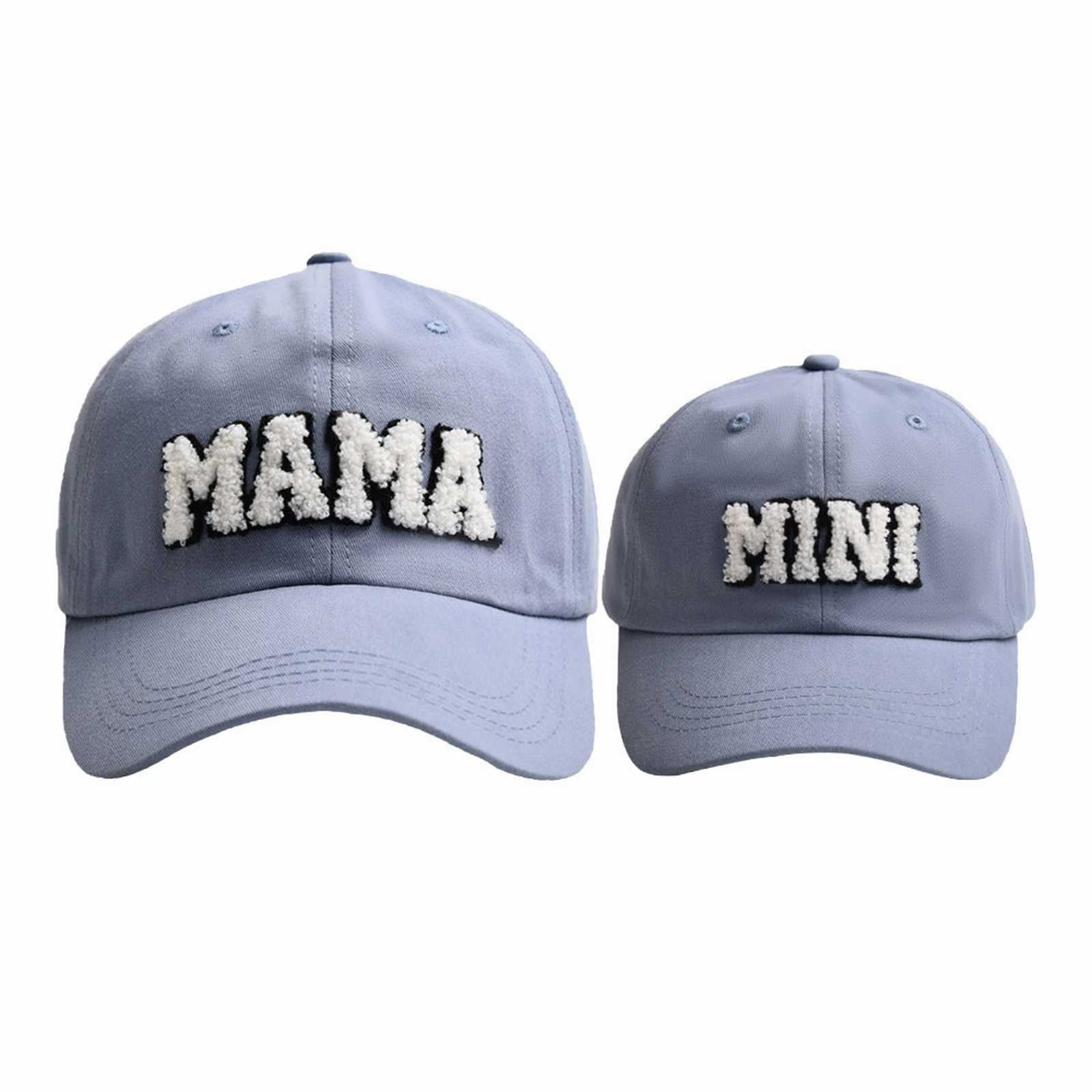 QHFBli Kids Hat Washed Cotton Vintage Retro Embroidered Mom Baseball ...
