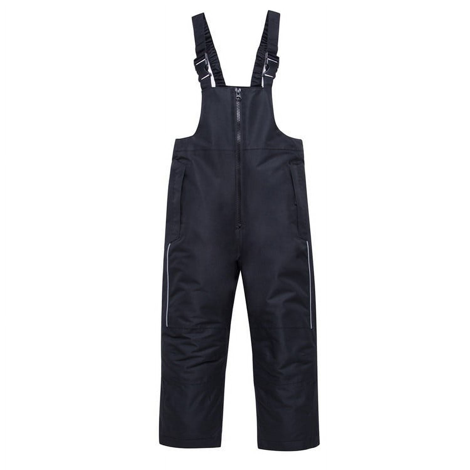QHFBli Kids Snow Bib – Insulated Waterproof Ski Pants Overalls for Boys ...