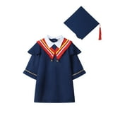 QHFBli Kindergarten Graduation Cap and Gown Tassel Sets Preschool Pre-K ...