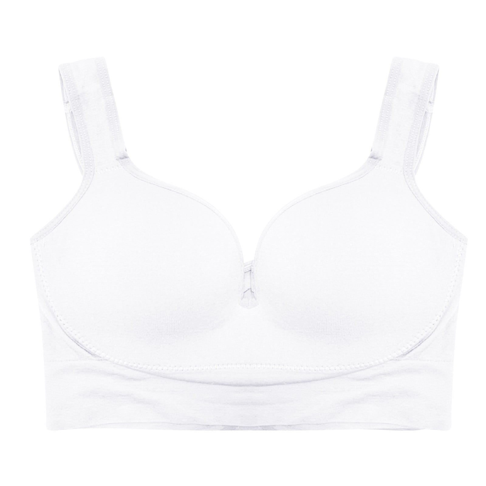 QHFBli Low Back Bras-Seamless Deep-V Plunge Invisible Backless Bra ...