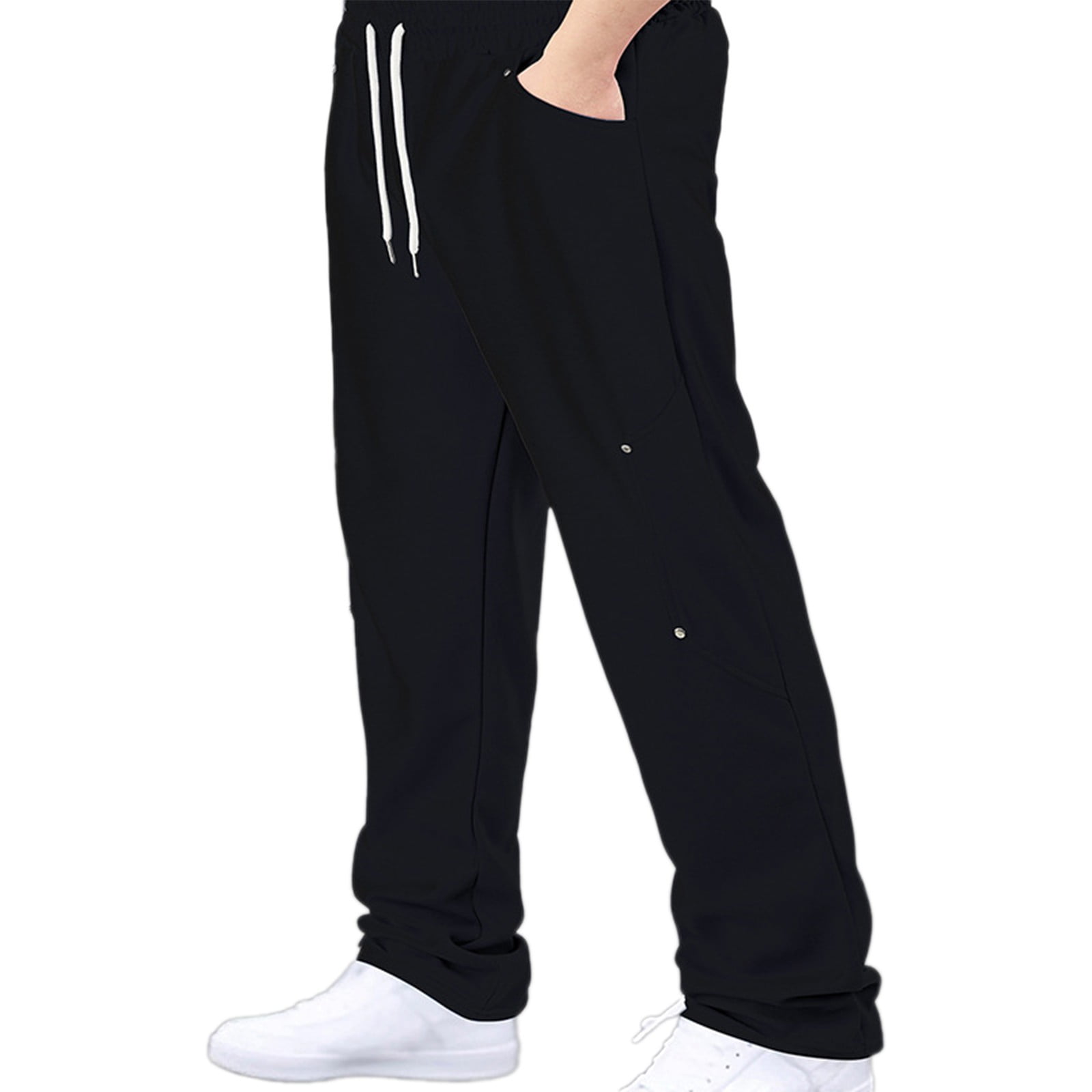 QHFBli Sweatpants for Men with Pockets Running Jogging Workout Track ...