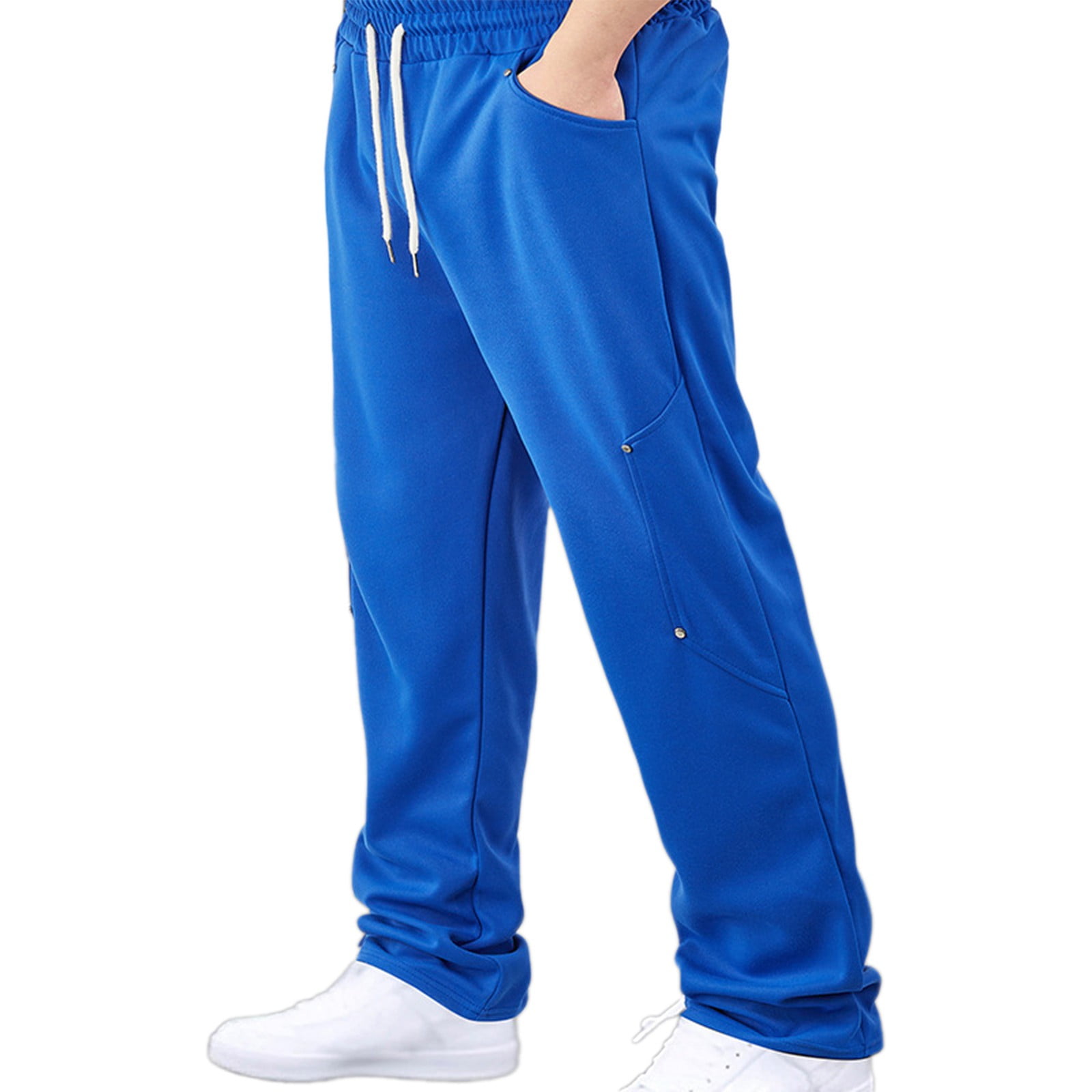 QHFBli Sweatpants for Men with Pockets Running Jogging Workout Track ...