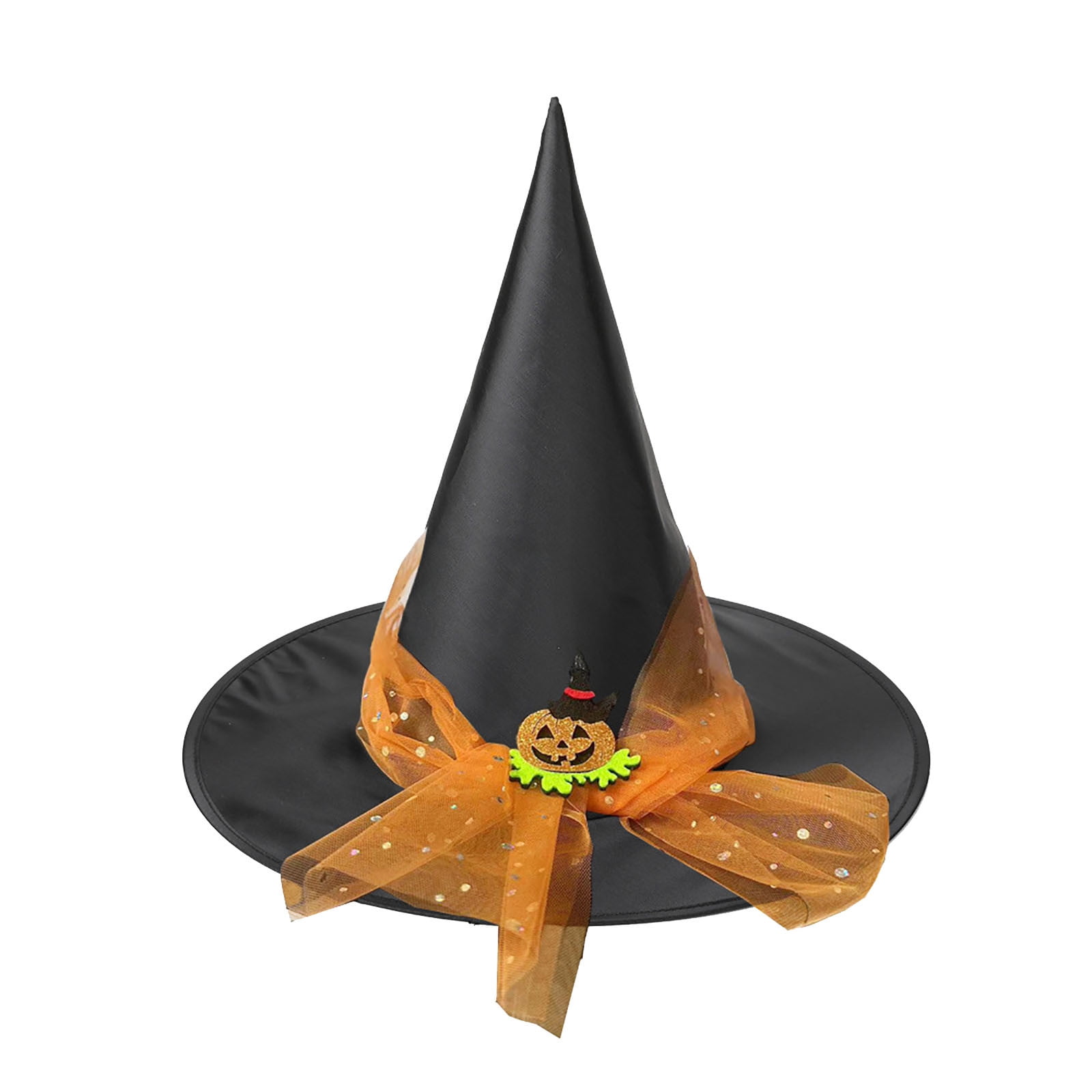 QHFBli Toddler Girl Baseball Hat Golden Thread Headdress Hat Witch Hat ...