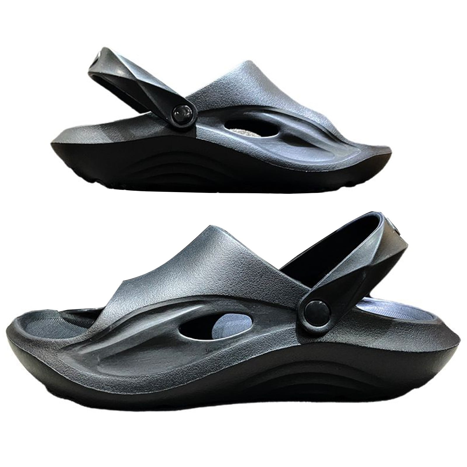 QHFBli Women's Platform Slides Sandals Ultra Comfort with Cushion Thick ...