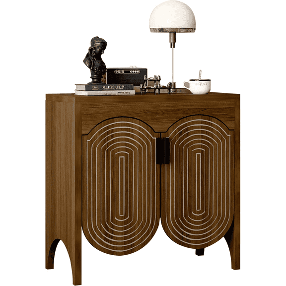 Buffet Cabinet with Storage, Farmhouse Sideboard Buffet Cabinet with 2 ...