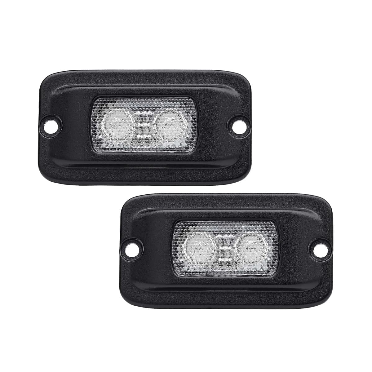 QHLightlux Flush Mount LED Fog Pods Light, 4.3 inch Off-road Driving ...