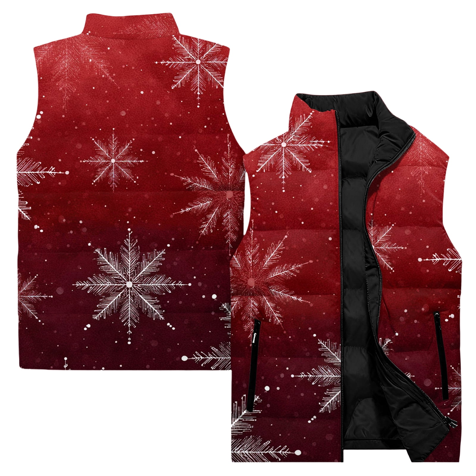 QHRMKOG 2026 New Christmas Vests for Men Relaxed Fit Reindeer Graphic ...