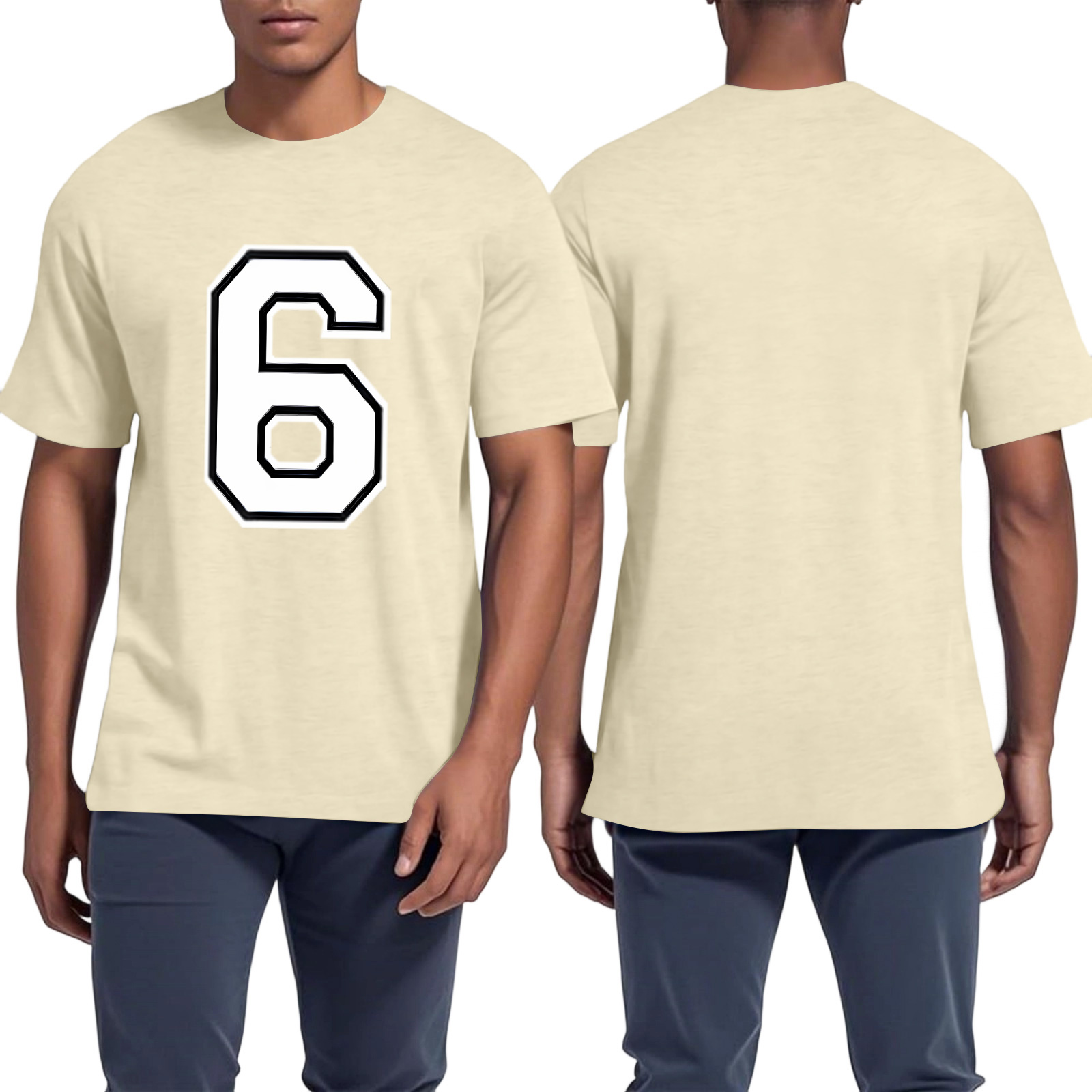 QHRMKOG 6 7 Shirts Relaxed Fit Number Six Birthday Shirt Seven Print ...