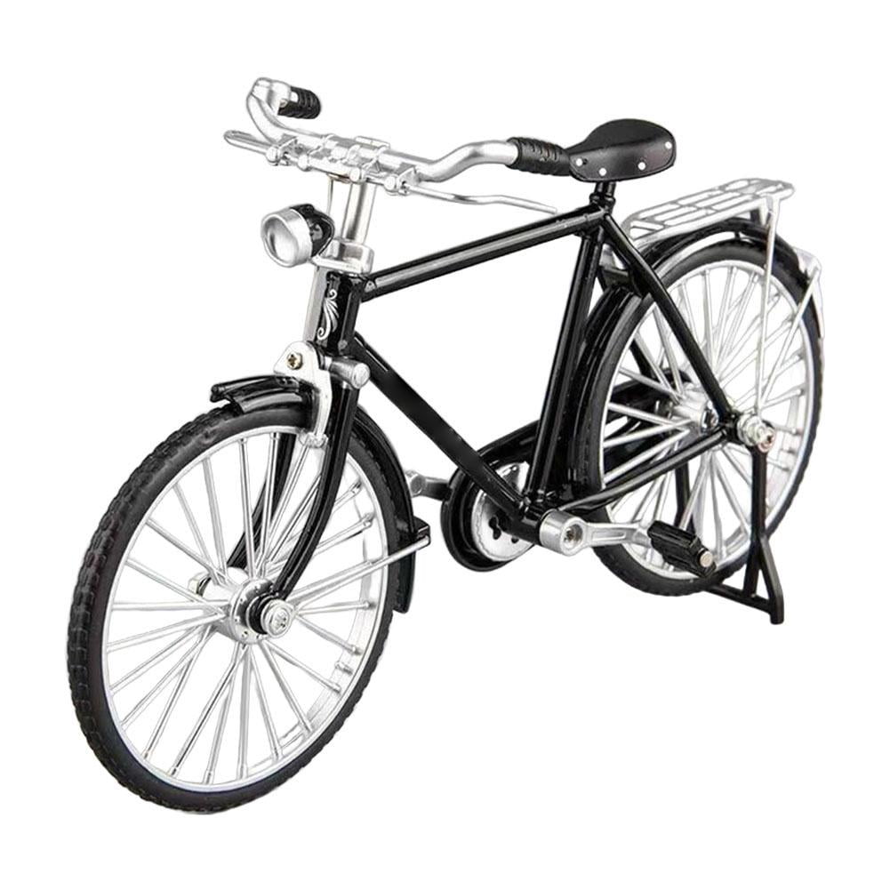 QHUDLV 1:10 Scale Diecast Retro Bicycle Model, Vintage Bike Collectible ...
