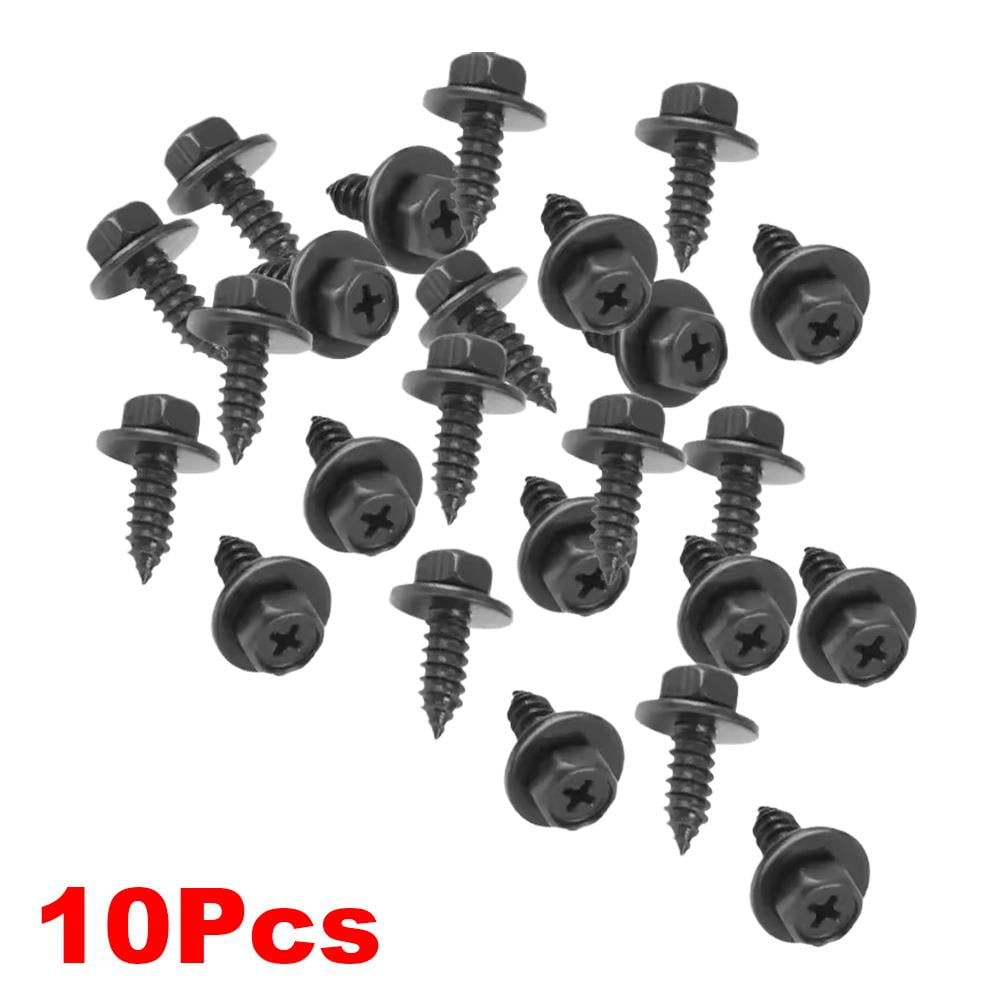 QHUDLV 10pcs Autocparts For Phillips Hex Head Screw for 90159-60498 ...