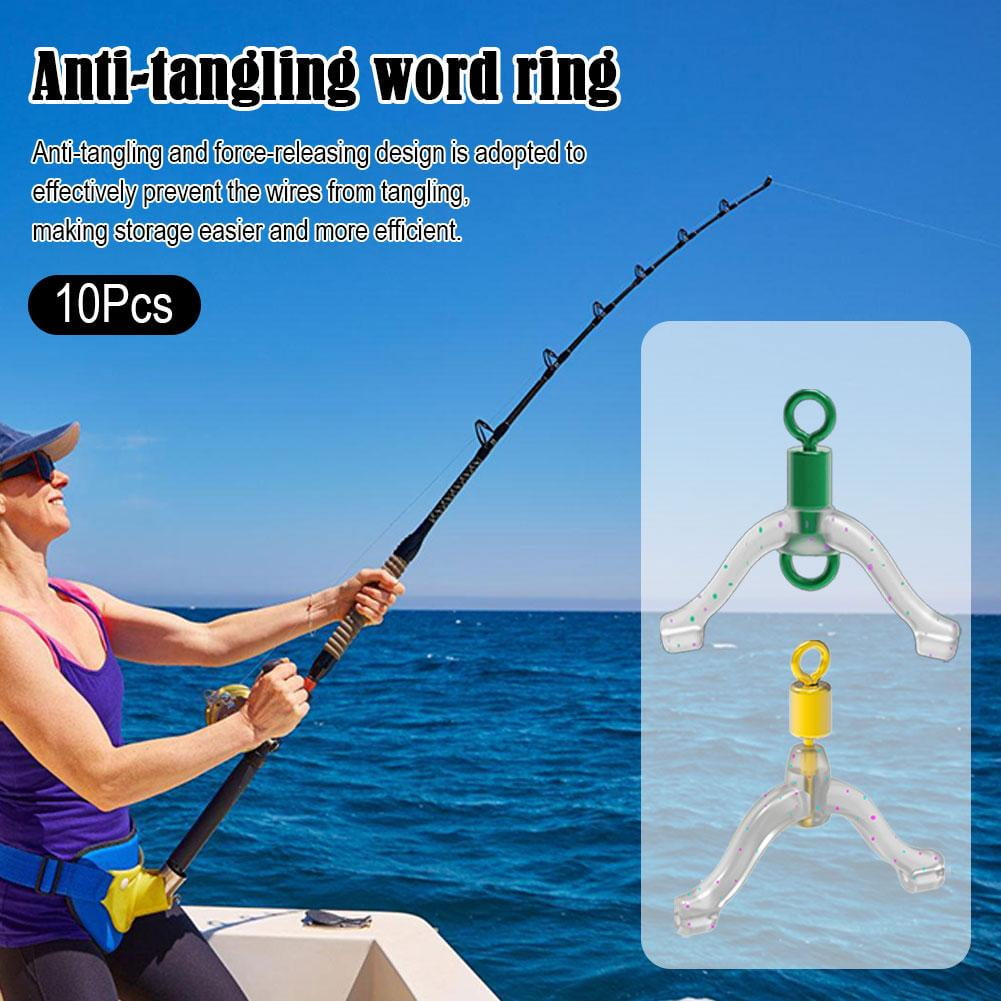 QHUDLV 10x Anti Winding Sea Fishing Wire Bottom Tackle Rigs Anti ...